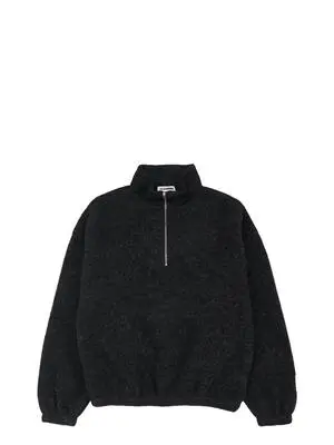 JIL SANDER Half-zip Sweatshirt - Black