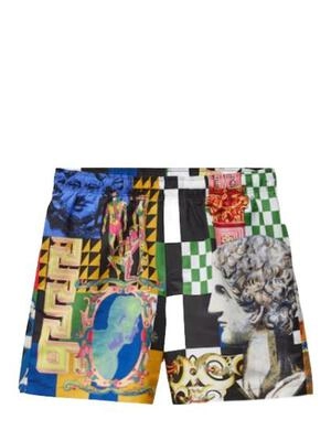 Versace Medusa Collage Boardshorts - Print