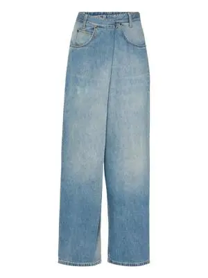 MAISON MARGIELA Wrap-Front Denim Jeans