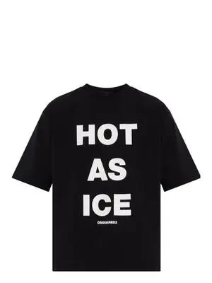 Dsquared2 Slogan-print Loose-fit T-shirt Black