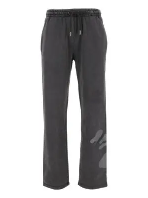 Off-White Drawstring-waist Casual Trousers - Black