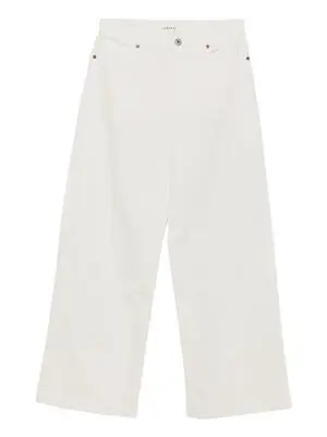 P.a.r.o.s.h Wide-leg Trousers - White