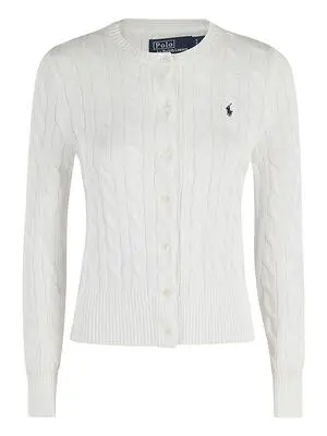 Polo Ralph Lauren Polo Ralph Lauren Cable-Knit Cardigan White