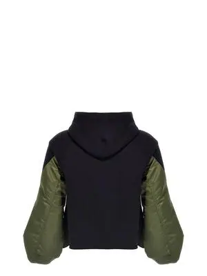 Sacai Sponge Cotton Blend Hoodie - Multicolor
