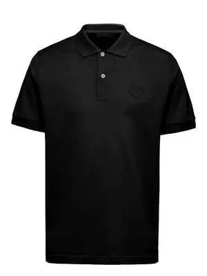 Prada Prada Logo Polo Shirt Black
