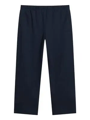 SKIMS Cotton Fleece Classic Straight Leg Pant Navy