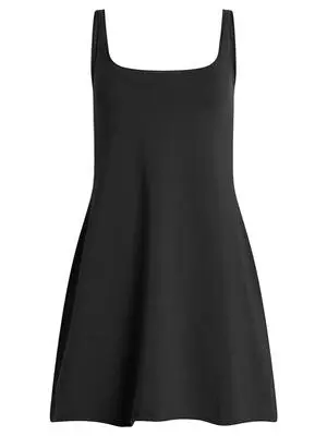 SKIMS Cotton Jersey Mini Dress - Soot