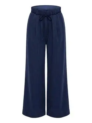 MONLICIA Calira Modal Wide Leg Pants - Blue