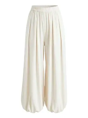 MONLICIA Monlicia Velora Draped Viscose Balloon Pants Beige
