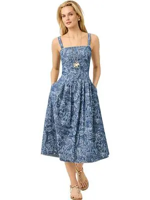 Lilly Pulitzer® Calloway Midi Dress - Indigo
