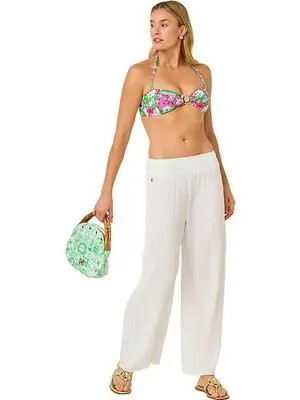 Lilly Pulitzer® Enzo Cotton Cover-up Pant - White