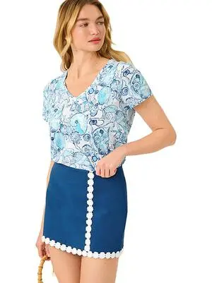 Lilly Pulitzer® Michelina Mini Skort - Starlight Navy