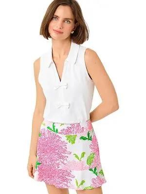LILLY PULITZER® UPF 50+ Luxletic Frida Sleeveless Bow Polo