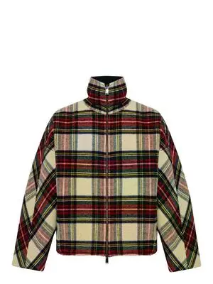 DARKPARK Aj Tartan Wool Jacket - Red