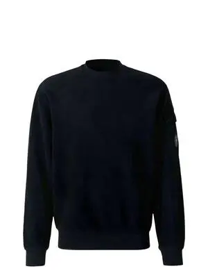 C.P. COMPANY Lens-detail Sleeve-pocket Crew-neck Sweatshirt - Black