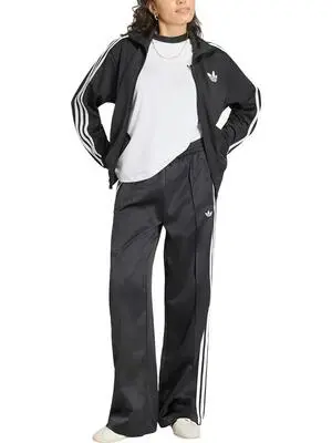 Adidas Satin Sst Loose Track Pants - Black
