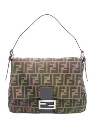 Fendi Zucca Canvas Mamma Forever Shoulder Bag - Brown