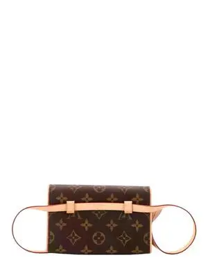 LOUIS VUITTON Florentine Monogram Canvas Belt Bag - Brown