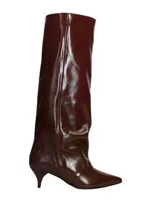 ALCHIMIA Slouchy Pointed-toe Boots - Red