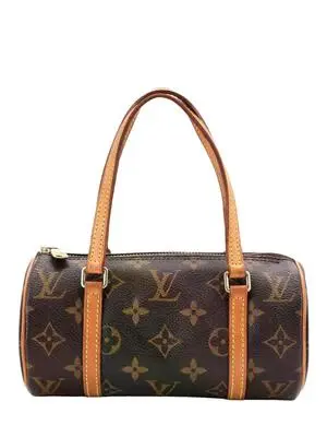 LOUIS VUITTON Papillon Handbag Monogram Canvas 19 Shoulder Bag - Brown