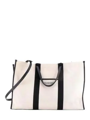 Balenciaga Hardware Canvas Tote Bag - Neutrals