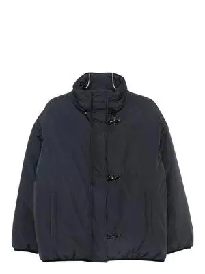 FAY Hook-fastening Puffer Jacket - Blue