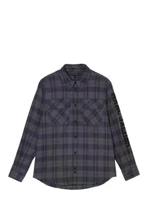 Marc Jacobs Plaid Flannel Shirt - Purple