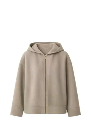 Max Mara Zip-up Hoodie - Neutrals