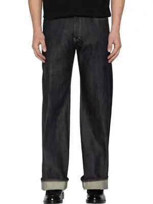 Naked & Famous Denim Guardian Ii Selvedge Straight-leg Jeans - Blue