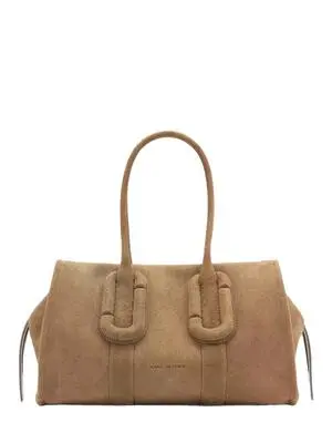 Marc Jacobs Babe City Suede Tote Bag - Brown
