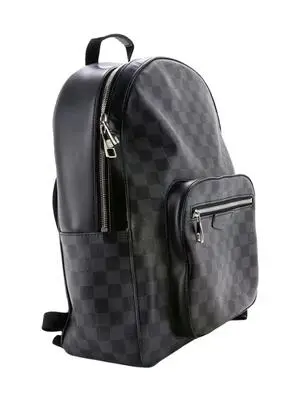 LOUIS VUITTON Josh Damier Graphite Backpack - Black