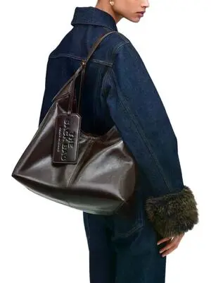 MARC JACOBS Marc Jacobs Crinkle Leather Belted Sack Bag