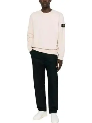 Stone Island Stone Island Compass-Patch Sweatshirt Pink