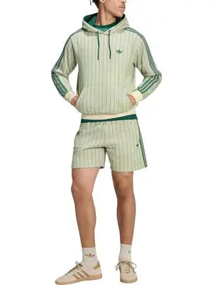 Adidas Pinstripes Hoodie - Neutrals