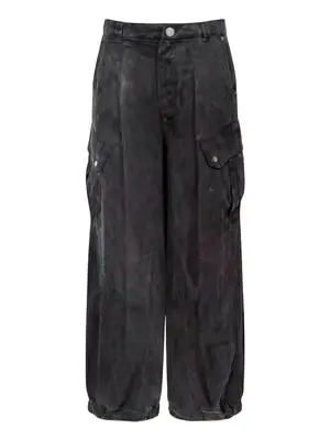 PINKO PINKO Washed-Effect Cargo Pants
