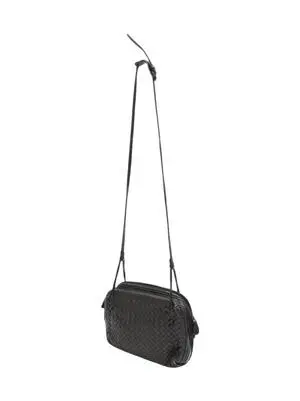 Bottega Veneta Bottega Veneta Nodini Intrecciato Crossbody Bag Black