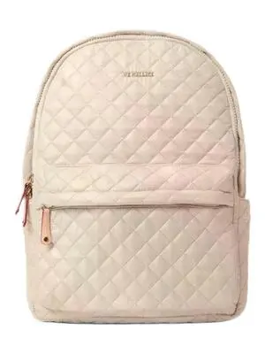 Mz Wallace Quilted Backpack - Neutrals