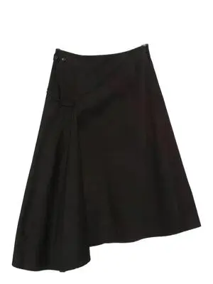 YOHJI YAMAMOTO Yohji Yamamoto Asymmetric Panelled Mini Skirt