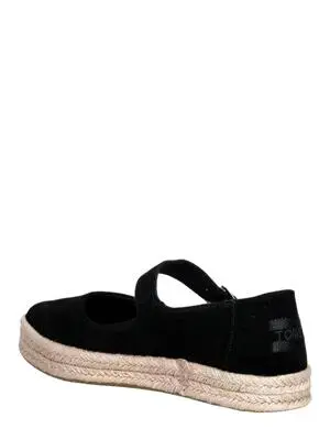 Toms Carolina Mary Jane Buckle-strap Platform Espadrilles - Black