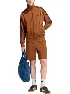 Adidas Firebird Side-stripe Shorts - Brown