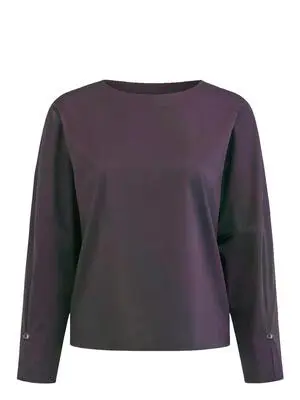Liviana Conti Button-cuff Long-sleeve Top - Red