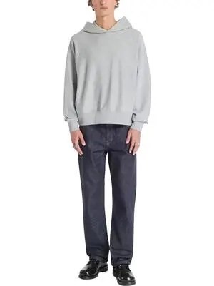 Calvin Klein Logo-embroidered Hoodie - Grey