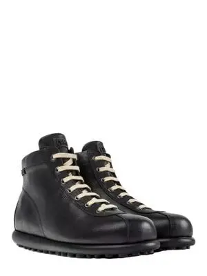 Camper Pelotas Ariel Leather Ankle Boots - Black