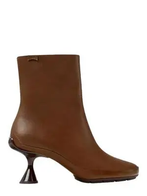 Camper Leather Ankle Boots - Brown