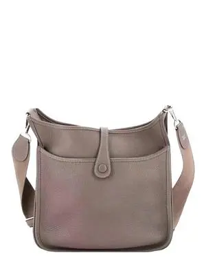 Hermès Hermès Evelyne Bag Gen III Clemence PM Cross Body Bag Grey