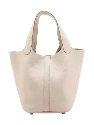 Hermès 2020 Clemence Picotin Lock 18 Handbag - Brown