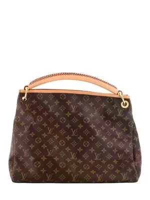 LOUIS VUITTON Artsy Handbag Monogram Canvas Mm Hobo Bag - Brown