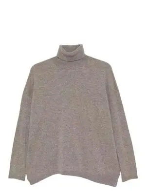 VANISE Roll-neck Cashmere Sweater - Brown