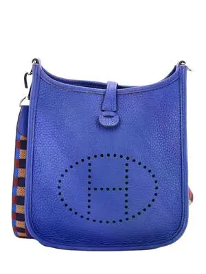 Hermès Evelyne Bag Gen Iii Clemence Tpm Cross Body Bag - Blue