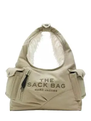 Marc Jacobs Marc Jacobs Cargo Fur Canvas Sack Bag Green